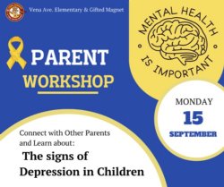 Parent Workshop - The Signs of Depression in Children | Vena Avenue ...